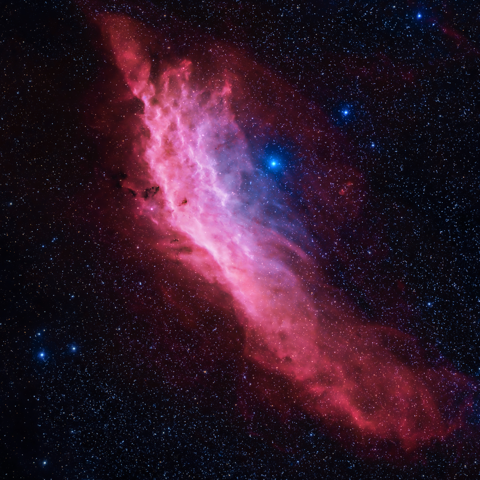 CALIFORNIA NEBULA NGC 1499 | Telescope Live CALIFORNIA NEBULA NGC 1499 | Telescope Live